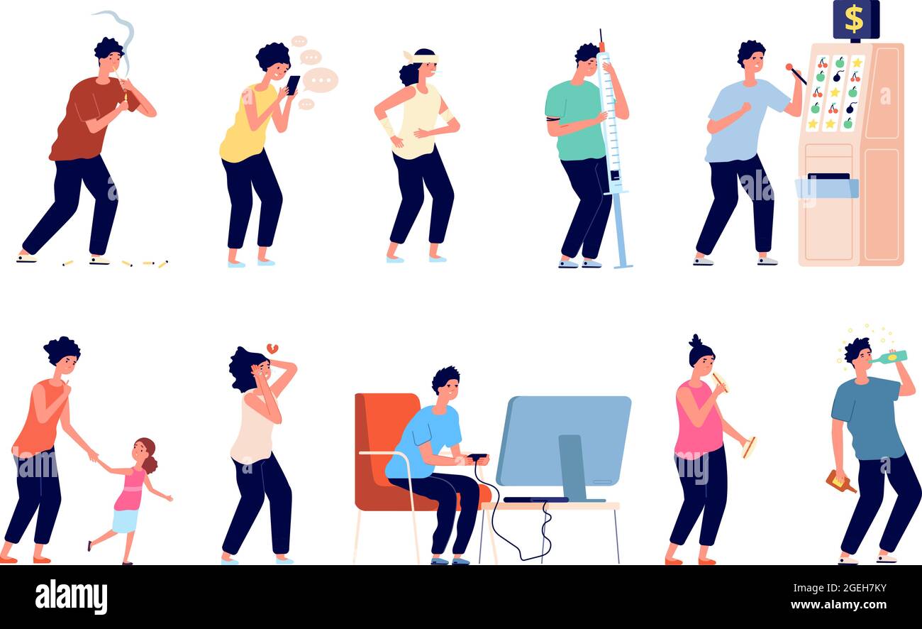 Group of people addicted to drugs hi-res stock photography and images ...