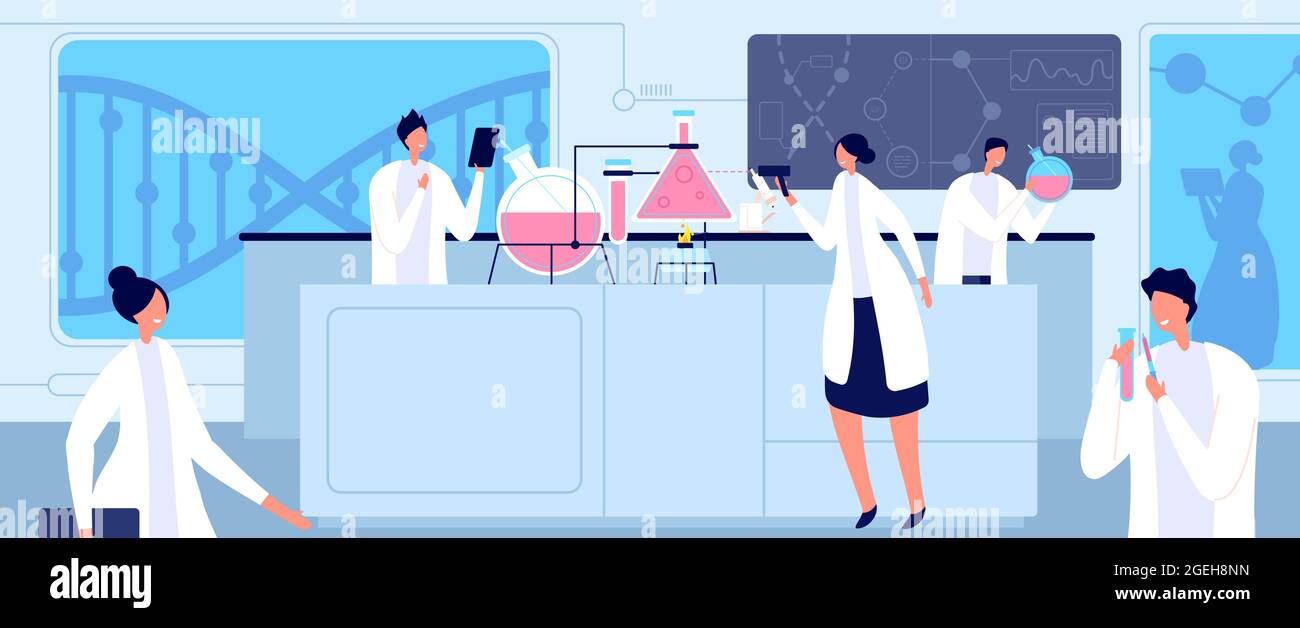 Medical lab scientist. Chemical professionals, biological medical ...