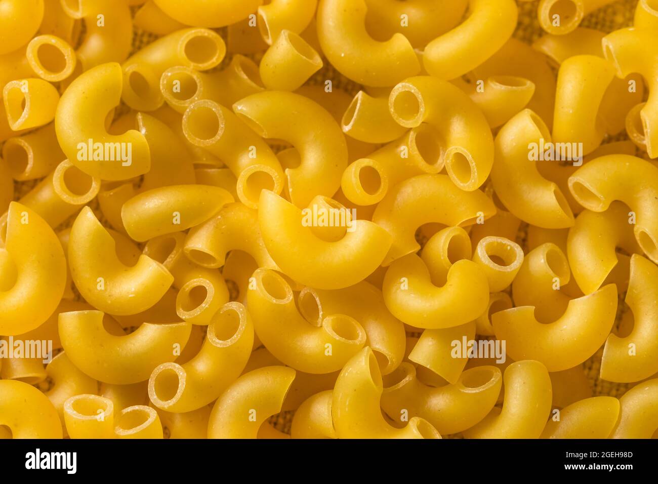 Dry Organic Macaroni Pasta Ready to Cook Stock Photo - Alamy