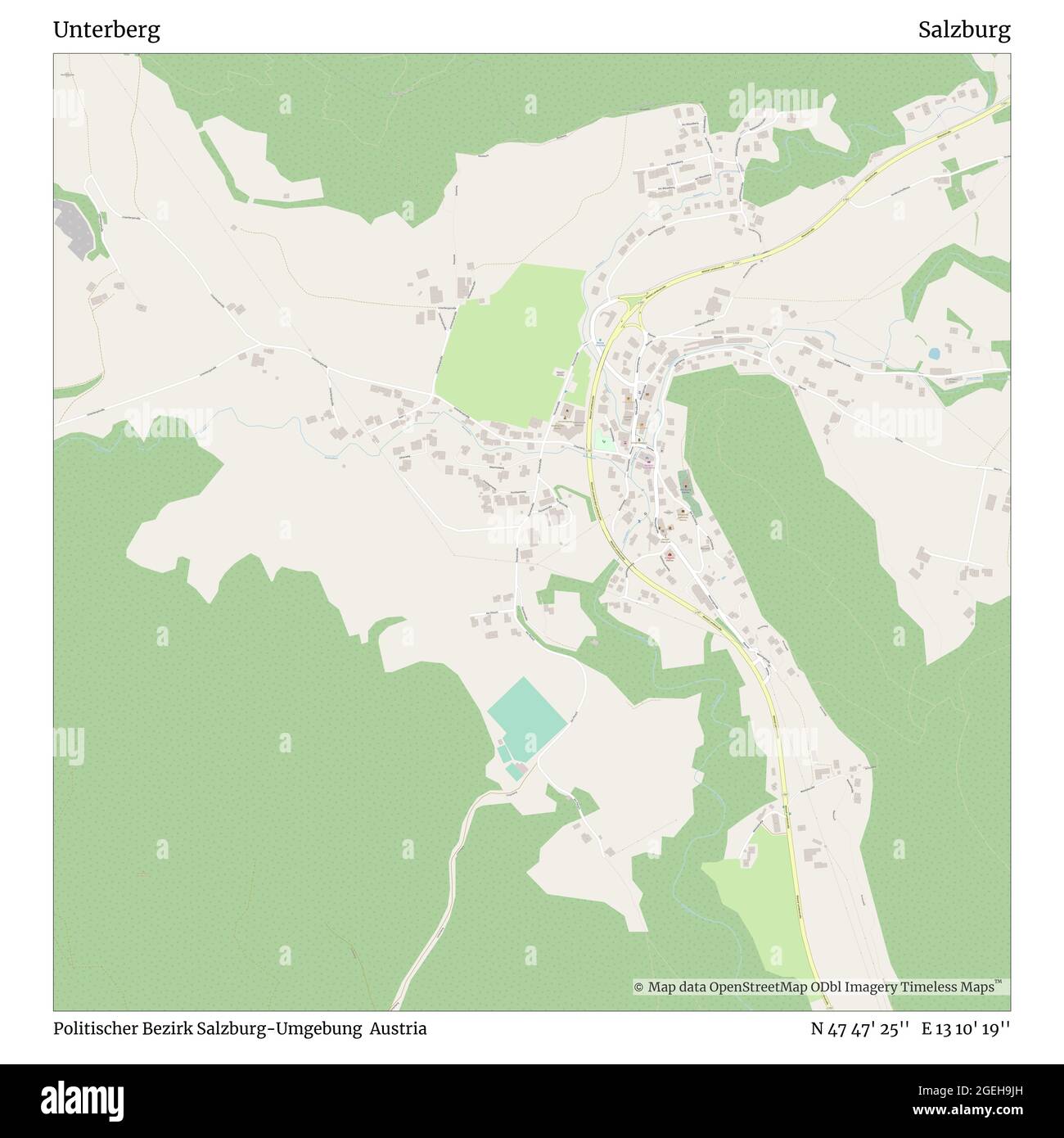 Unterberg, Politischer Bezirk Salzburg-Umgebung, Austria, Salzburg, N ...