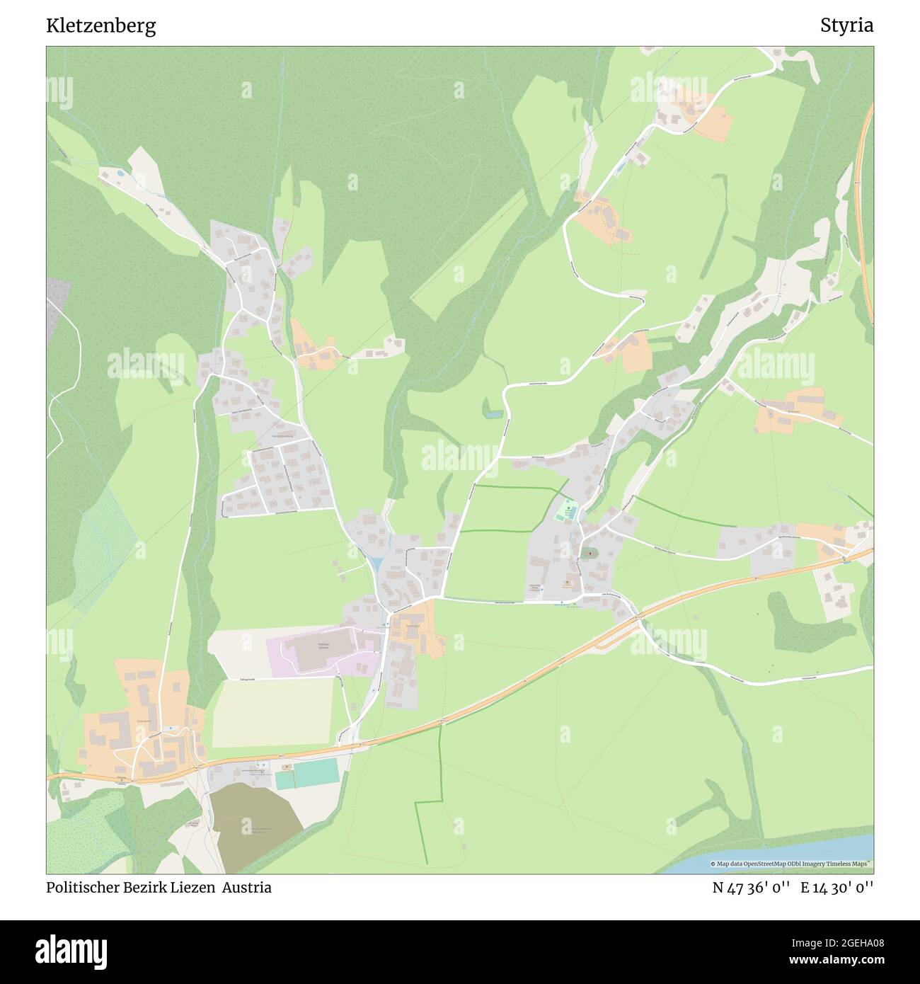 Kletzenberg, Politischer Bezirk Liezen, Austria, Styria, N 47 36' 0 ...
