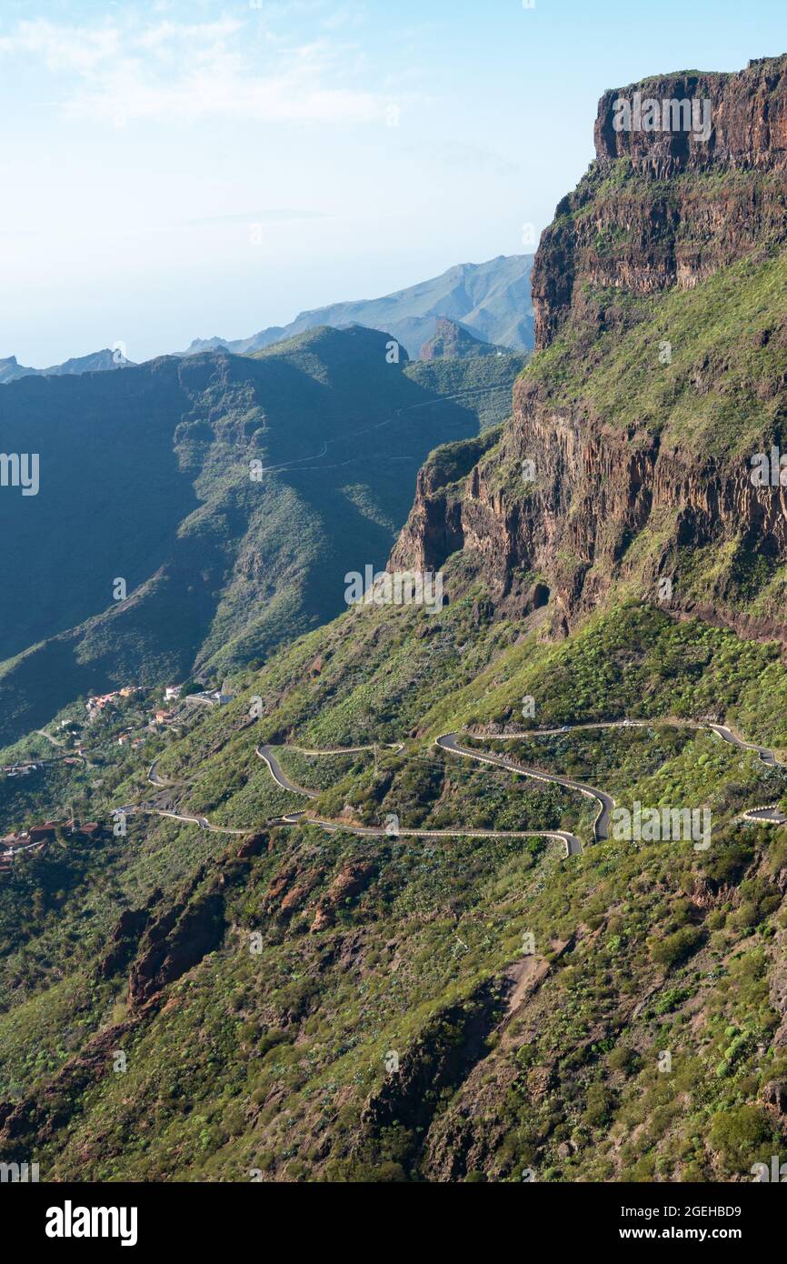 Road to Masca village, Tenerife, Canary islands, Spain Stock Photo - Alamy