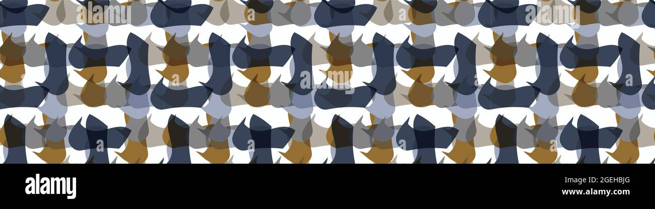 Masculine geometric seamless border pattern. Classic retro geo shape ...