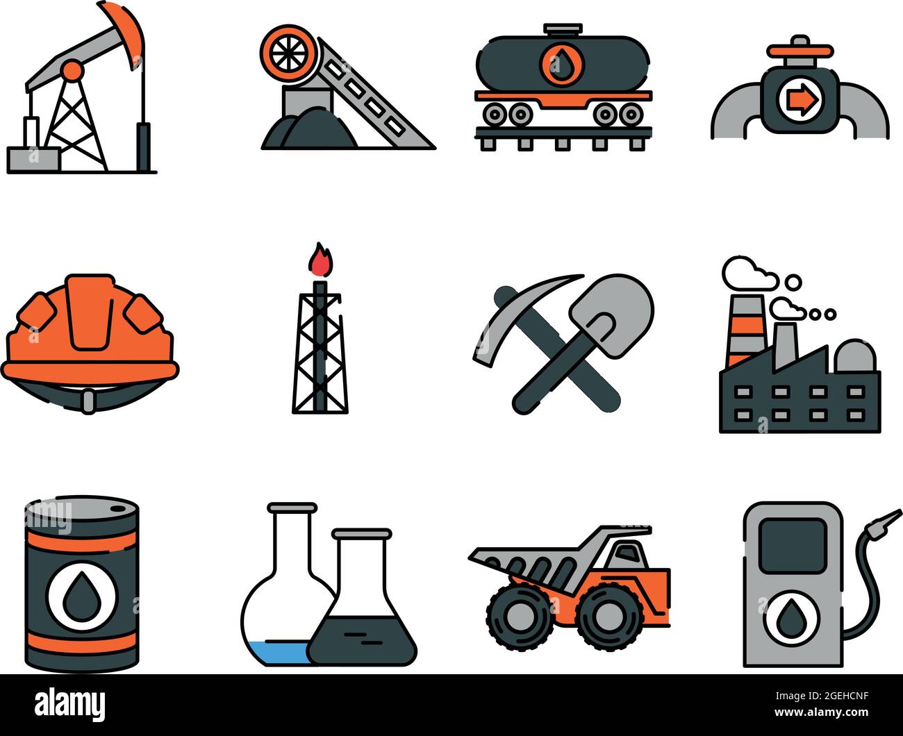 resurse mining icons Stock Vector Image & Art - Alamy