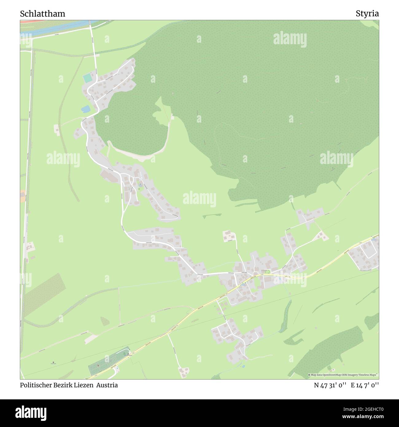 Schlattham, Politischer Bezirk Liezen, Austria, Styria, N 47 31' 0'', E ...