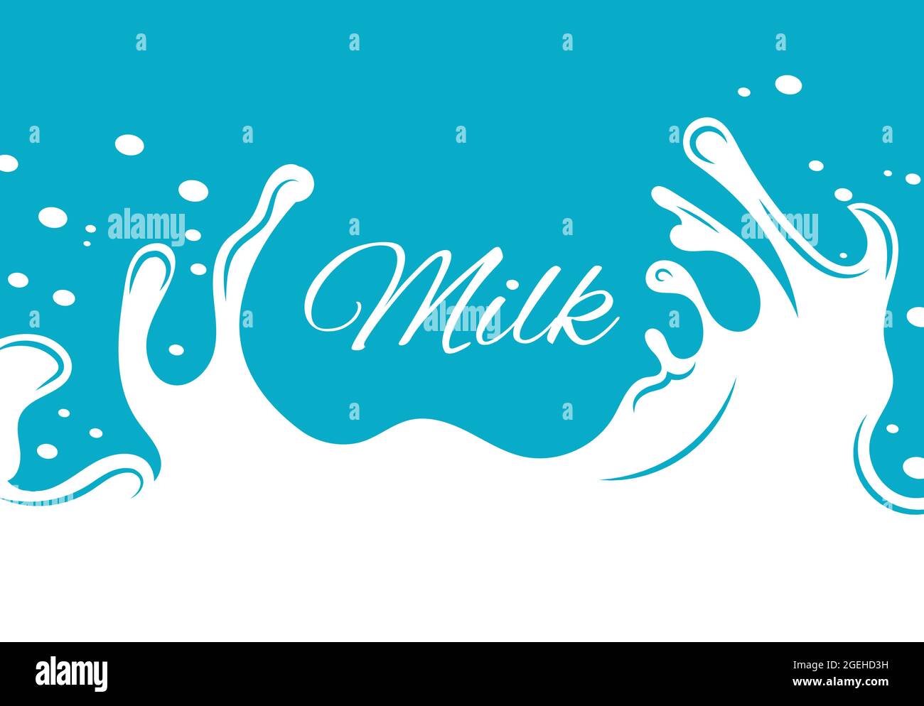 Milk splash banner. Pour liquid, fresh farm cream. Yogurt or milkshake ...