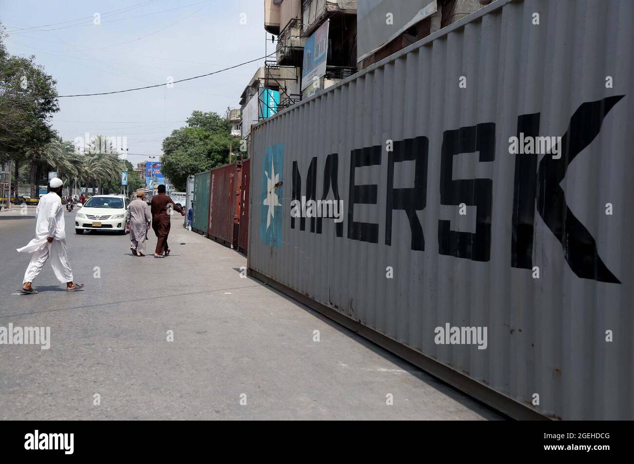 Containers used in Ashura mourning procession in connection of 10th ...