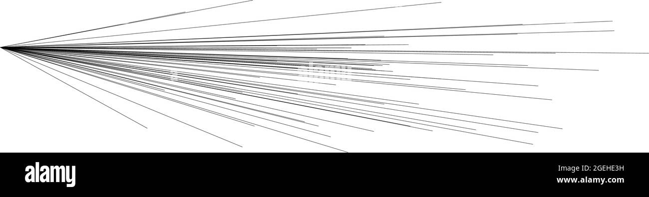 Eccentric radial ray, beam burst lines. Glitter, gleam, glisten effect ...