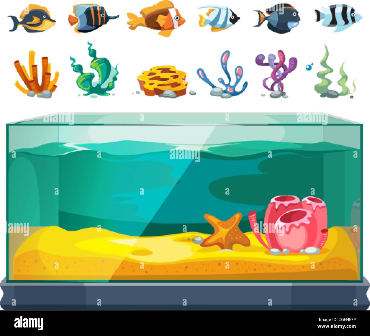 Underwater cartoon Cut Out Stock Images & Pictures - Alamy