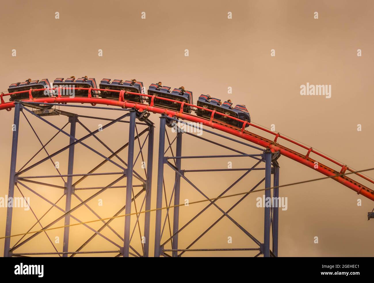 The Big One Roller Coaster at Blackpool Pleasure Beach, Lancashire, UK ...
