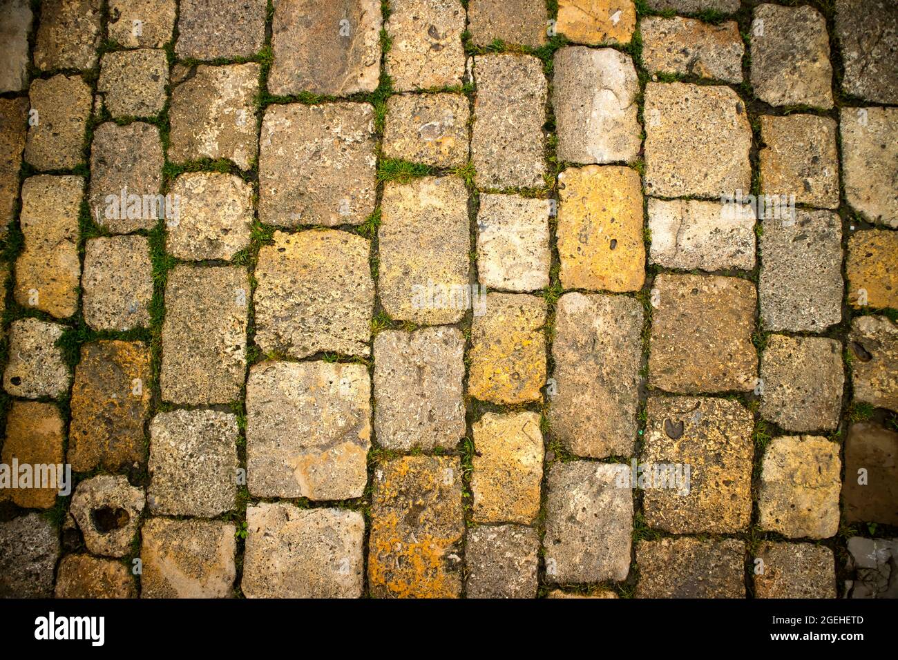Podium photographic representation of an old stone pavement Stock Photo ...