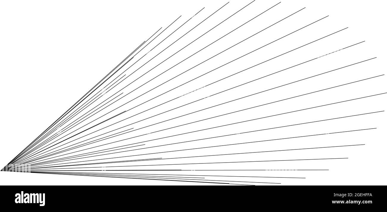 Eccentric radial ray, beam burst lines. Glitter, gleam, glisten effect ...