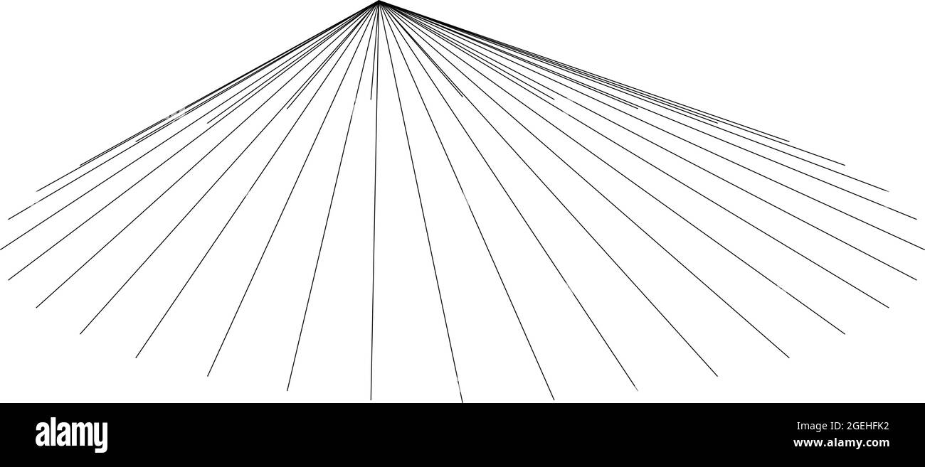 Eccentric radial ray, beam burst lines. Glitter, gleam, glisten effect ...