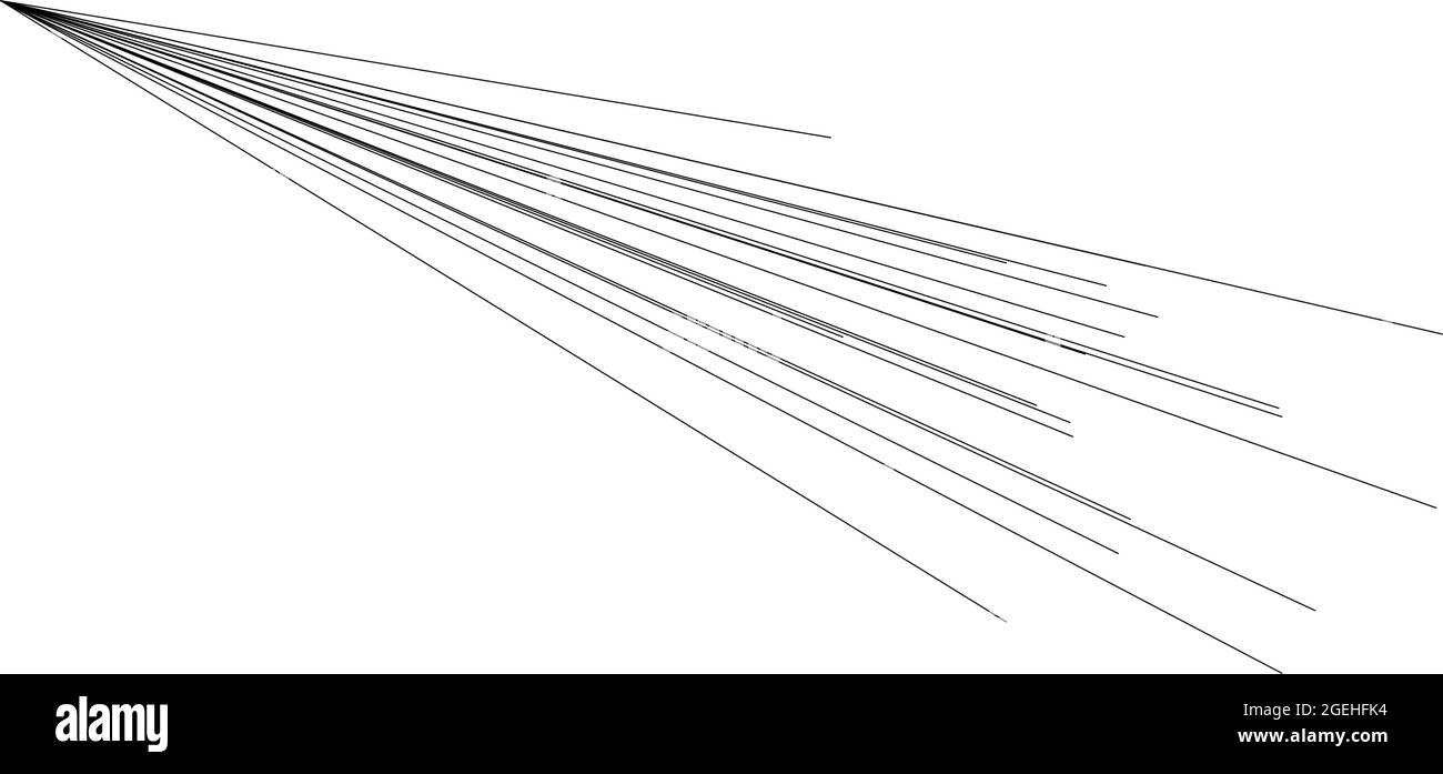 Eccentric radial ray, beam burst lines. Glitter, gleam, glisten effect ...
