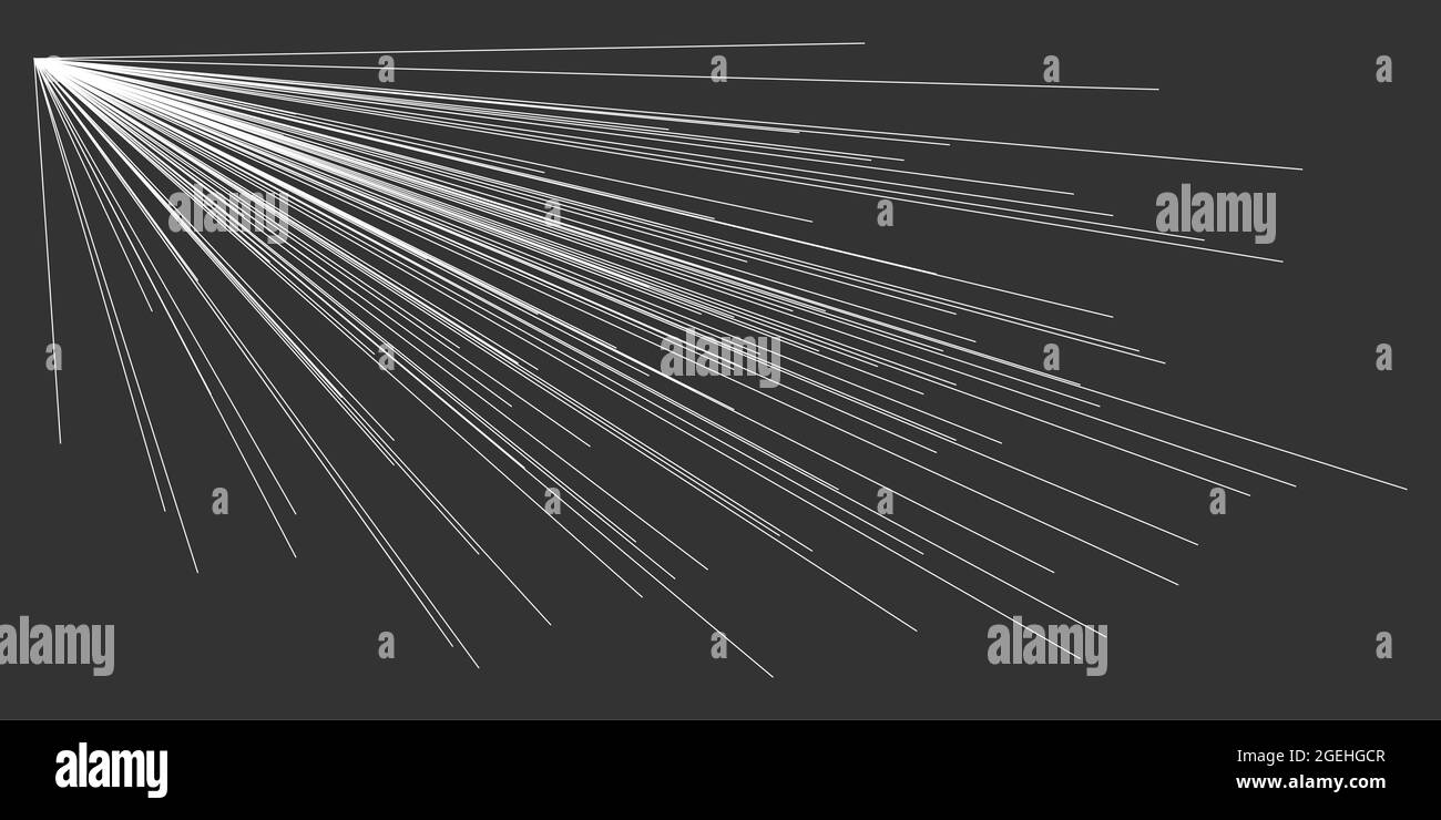 Eccentric radial ray, beam burst lines. Glitter, gleam, glisten effect ...