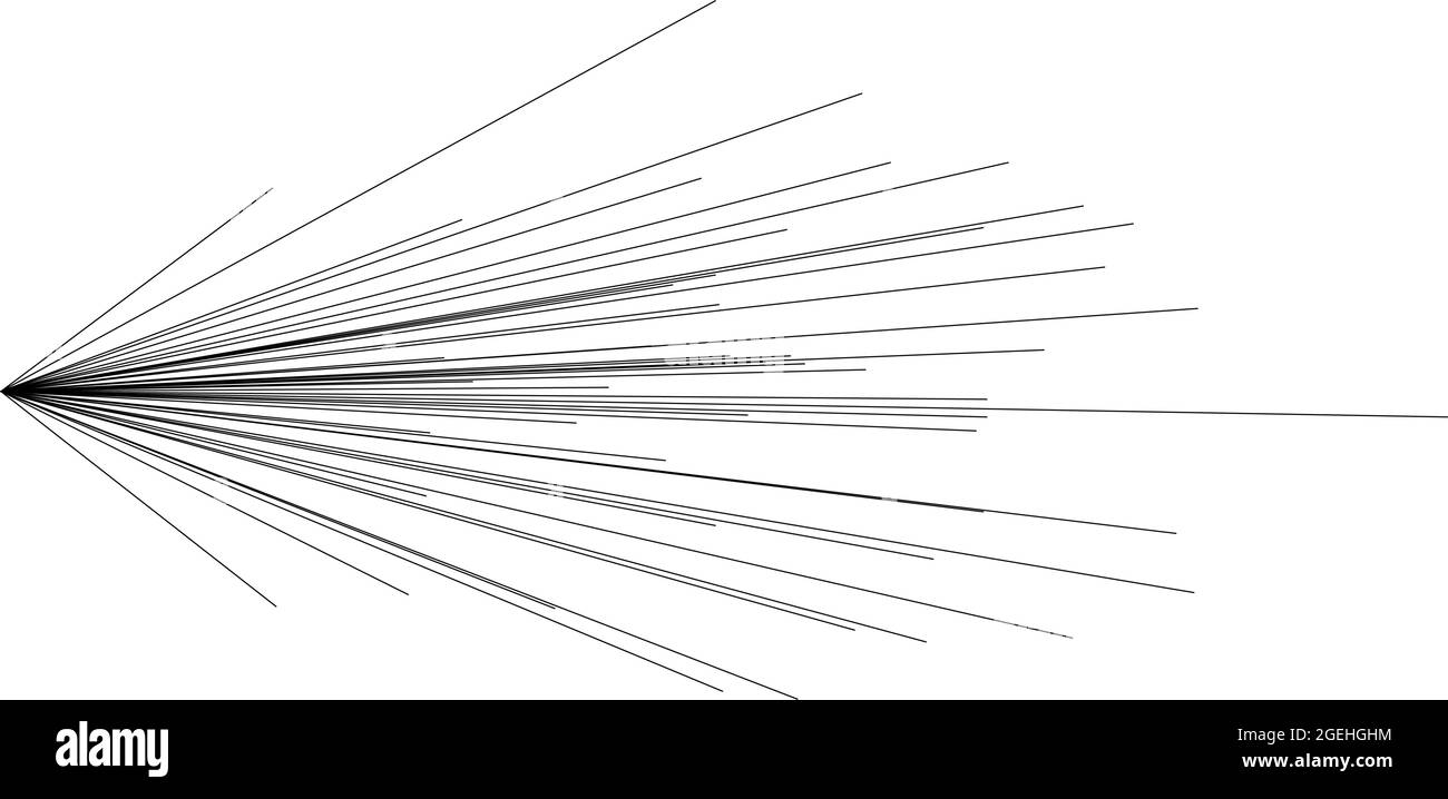 Eccentric radial ray, beam burst lines. Glitter, gleam, glisten effect ...