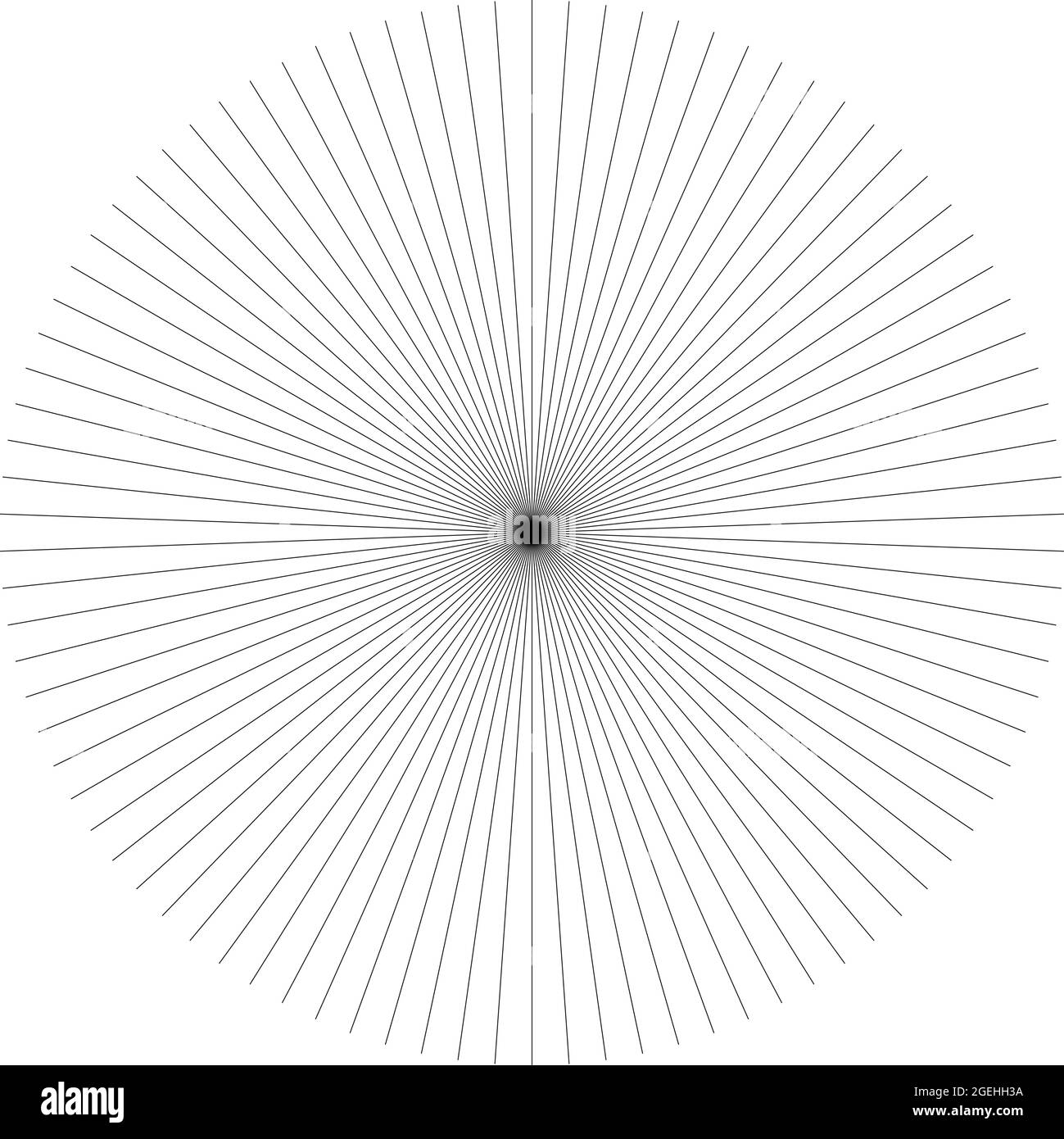 Radial, radiating, burst circular lines, stripes element. Starburst ...