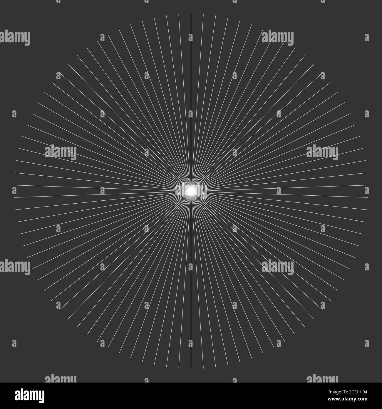 Radial, radiating, burst circular lines, stripes element. Starburst ...