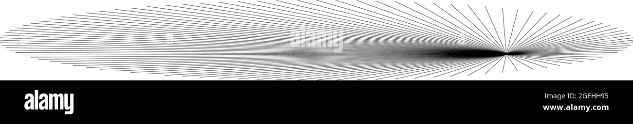 Radiating, radial burst, comic action effect lines, stripes element ...