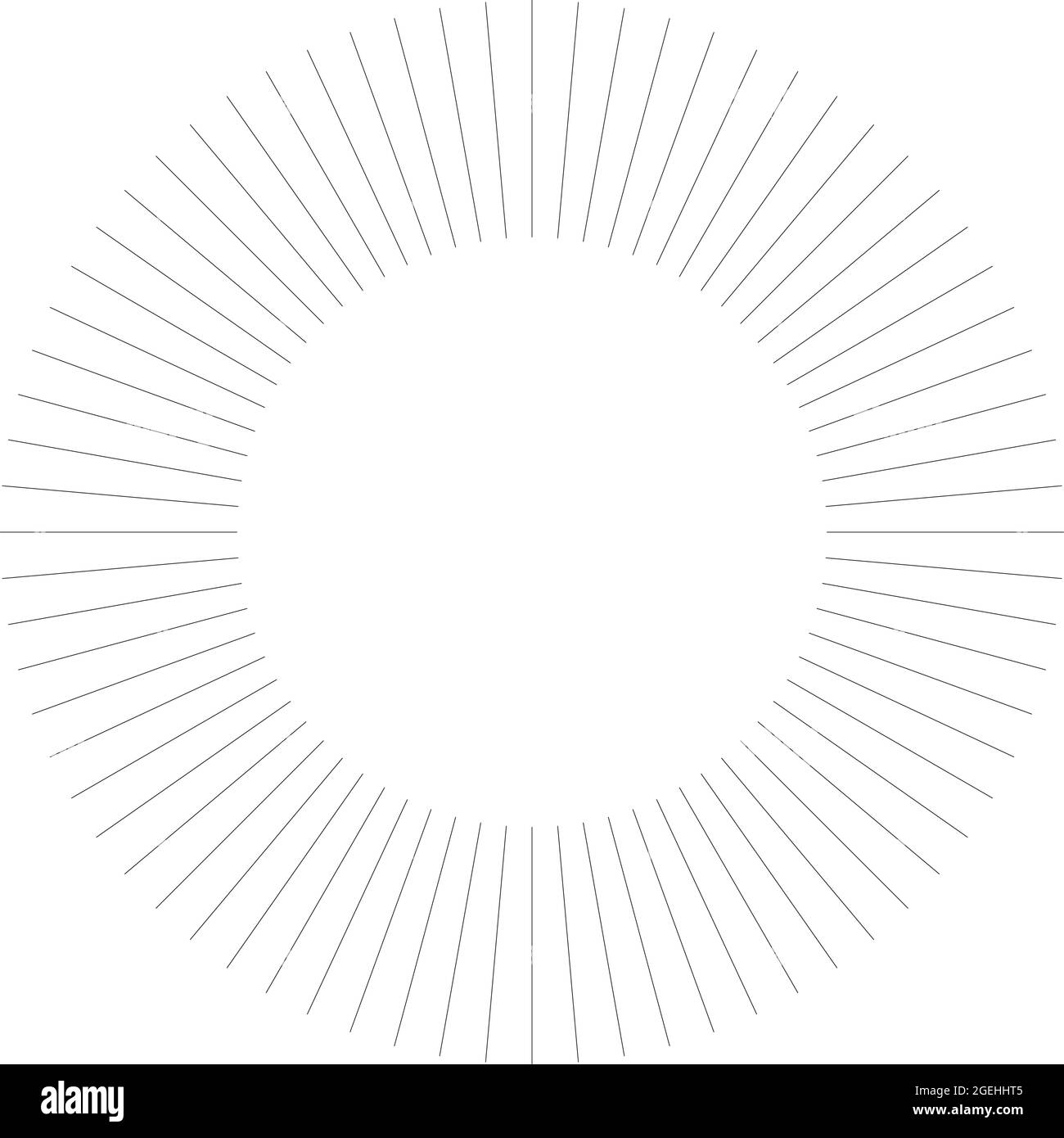 Radial, radiating, burst circular lines, stripes element. Starburst, sunburst. Gleam, glitter ...
