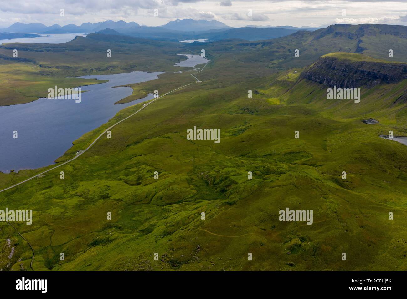 Beautiful aerial views isle skye hi-res stock photography and images ...