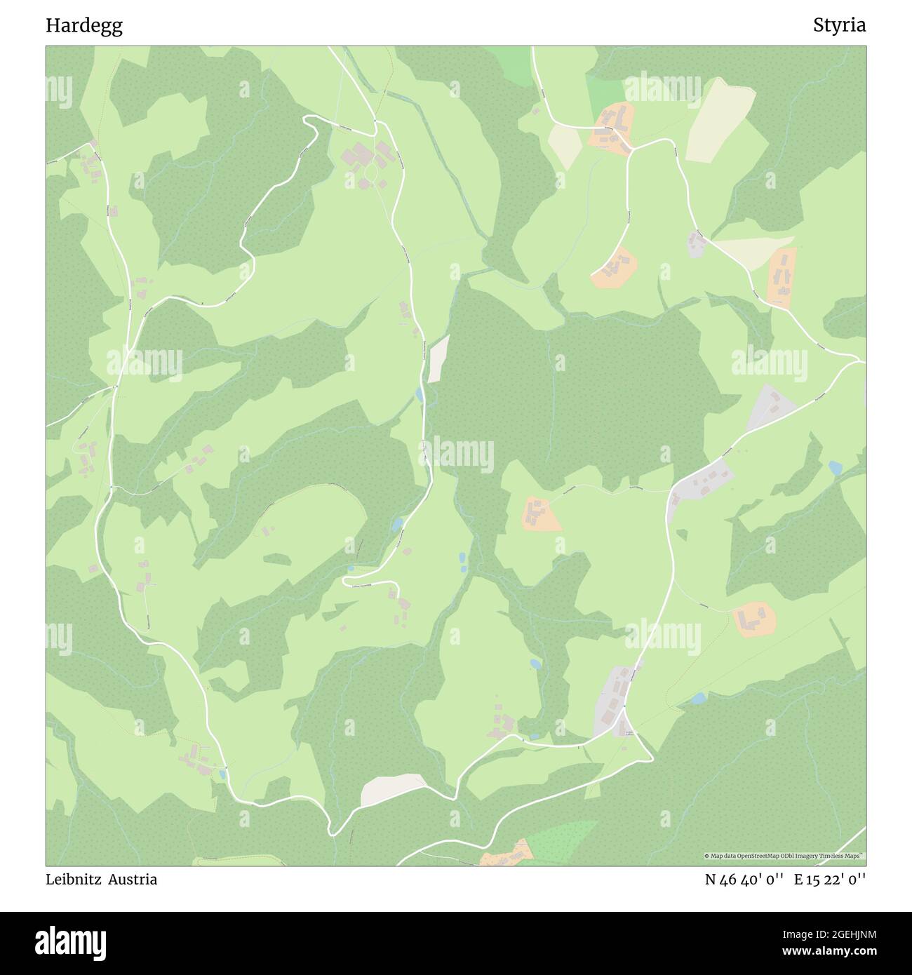 Hardegg, Leibnitz, Austria, Styria, N 46 40' 0'', E 15 22' 0'', map ...