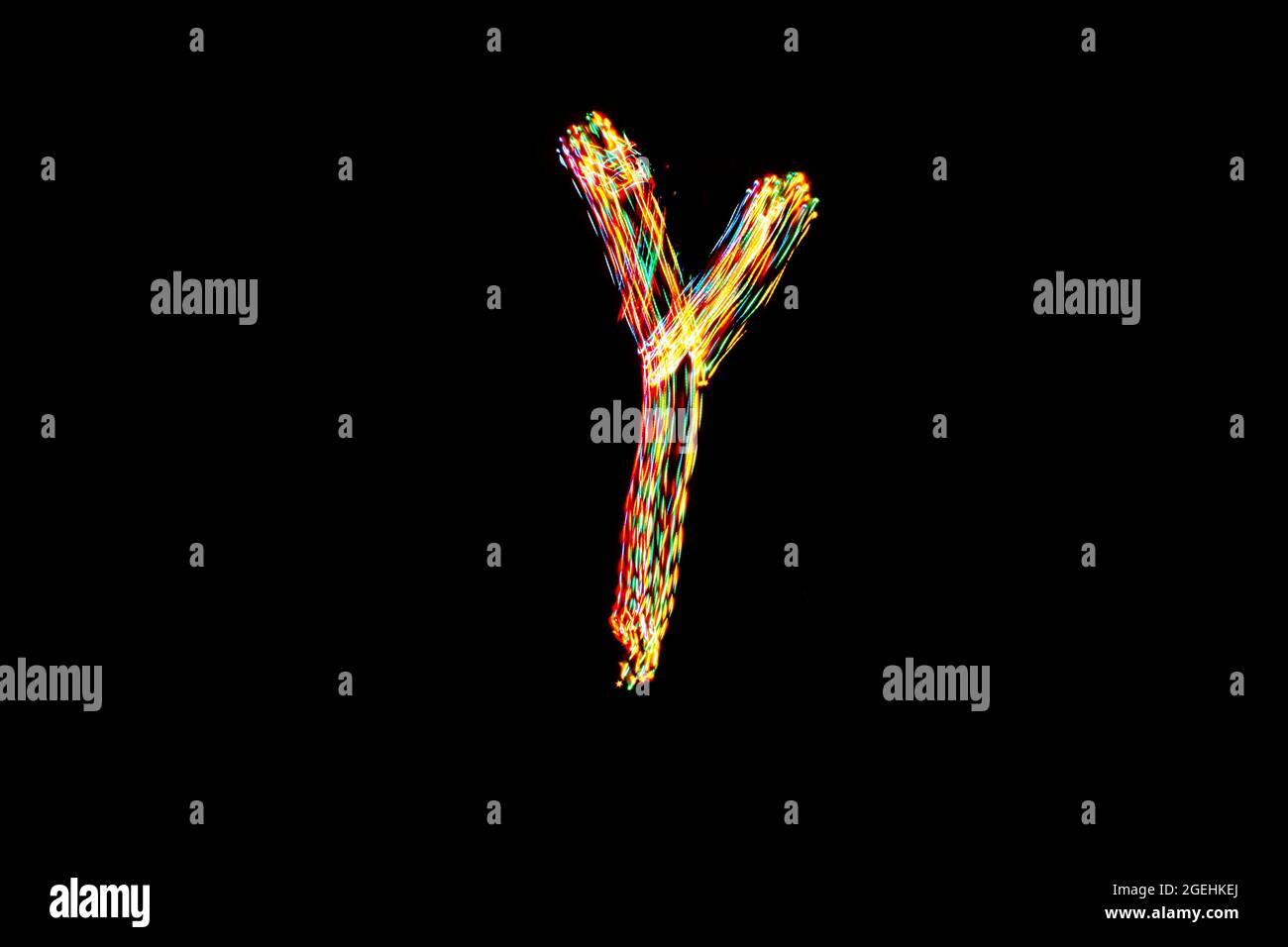 Neon letter y hi-res stock photography and images - Alamy