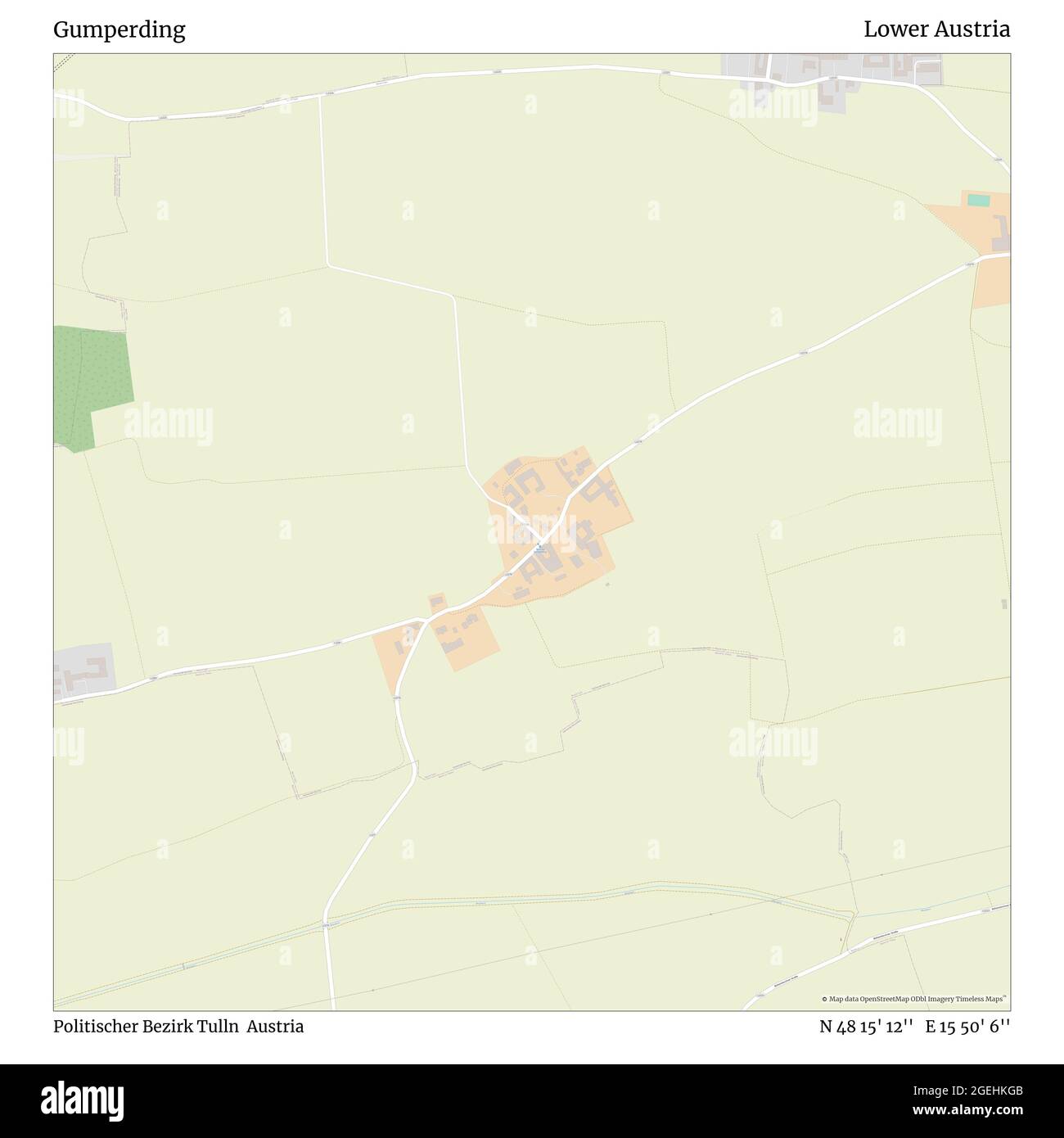 Gumperding, Politischer Bezirk Tulln, Austria, Lower Austria, N 48 15 ...