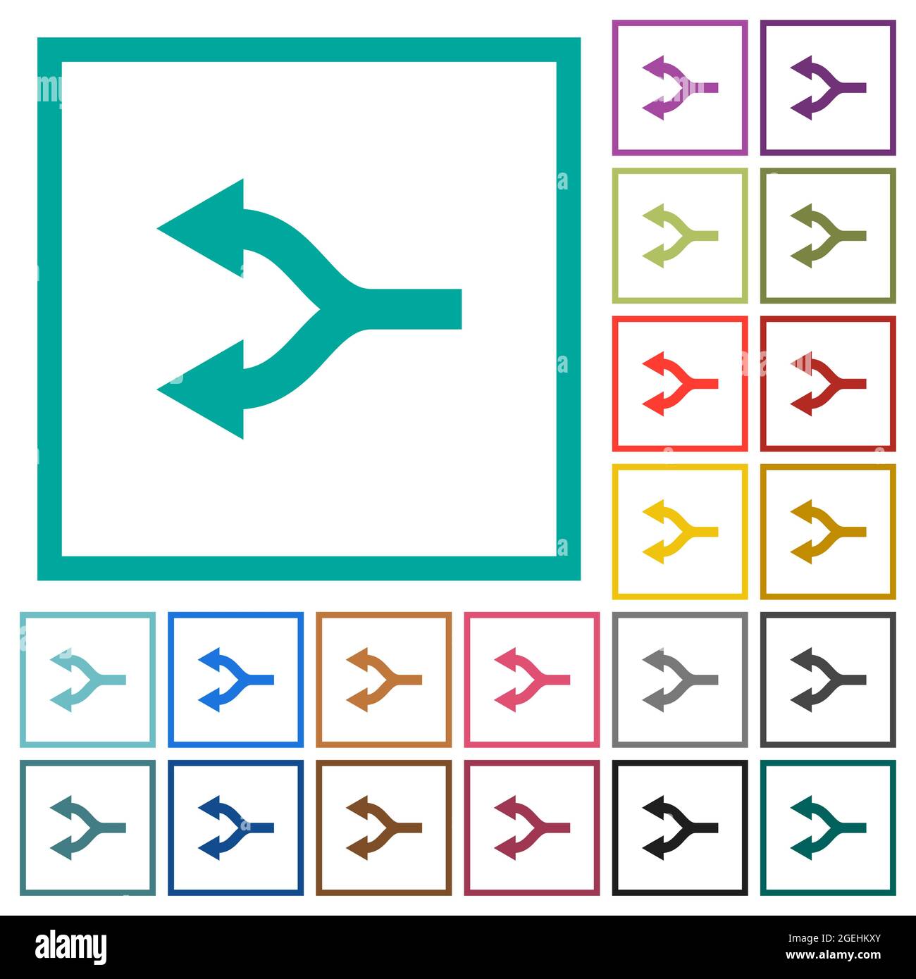 Flat horizontally divided hi-res stock photography and images - Alamy