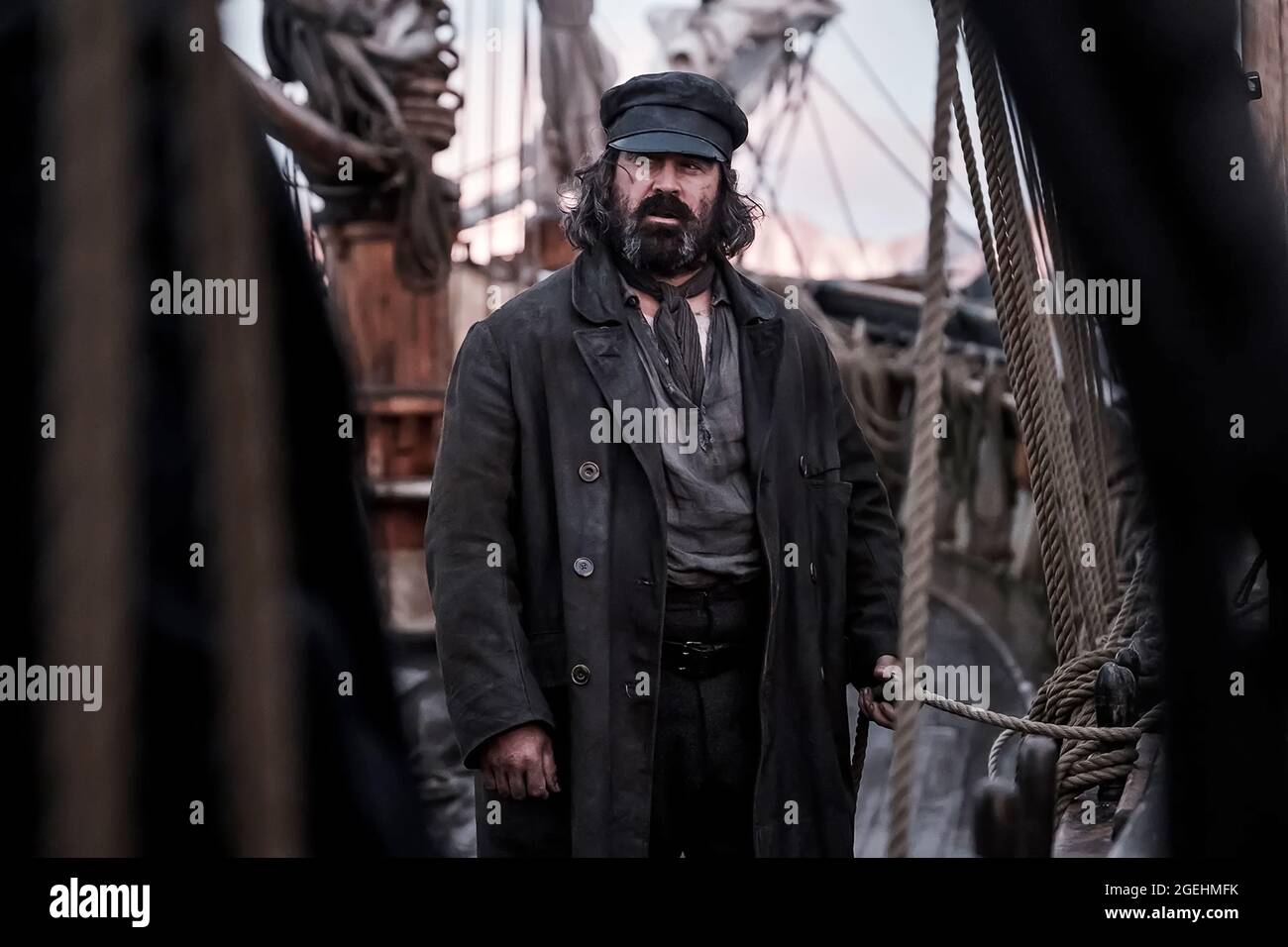 UK. Colin Farrell in (C)BBC Two/AMC new mini series: The North Water ...