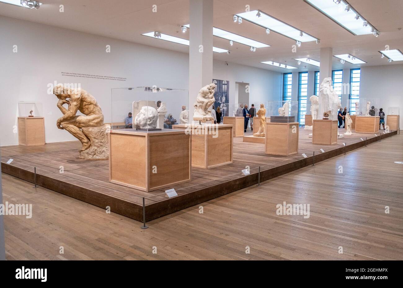 LONDON, UNITED KINGDOM - Jul 29, 2021: The Rodin exhibition at the Tate ...