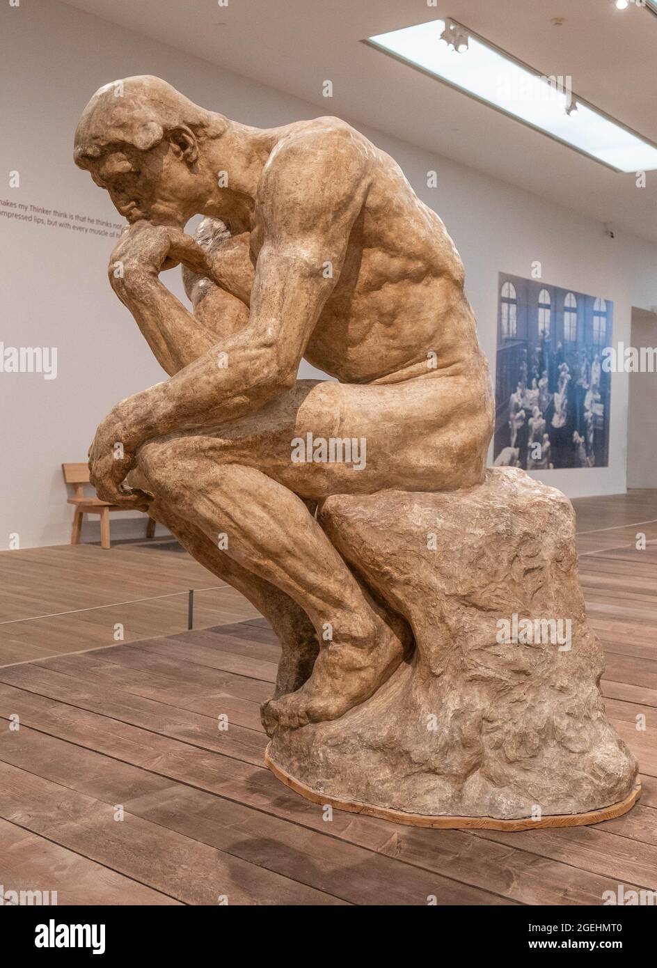 LONDON, UNITED KINGDOM - Jul 29, 2021: The Rodin exhibition at the Tate ...
