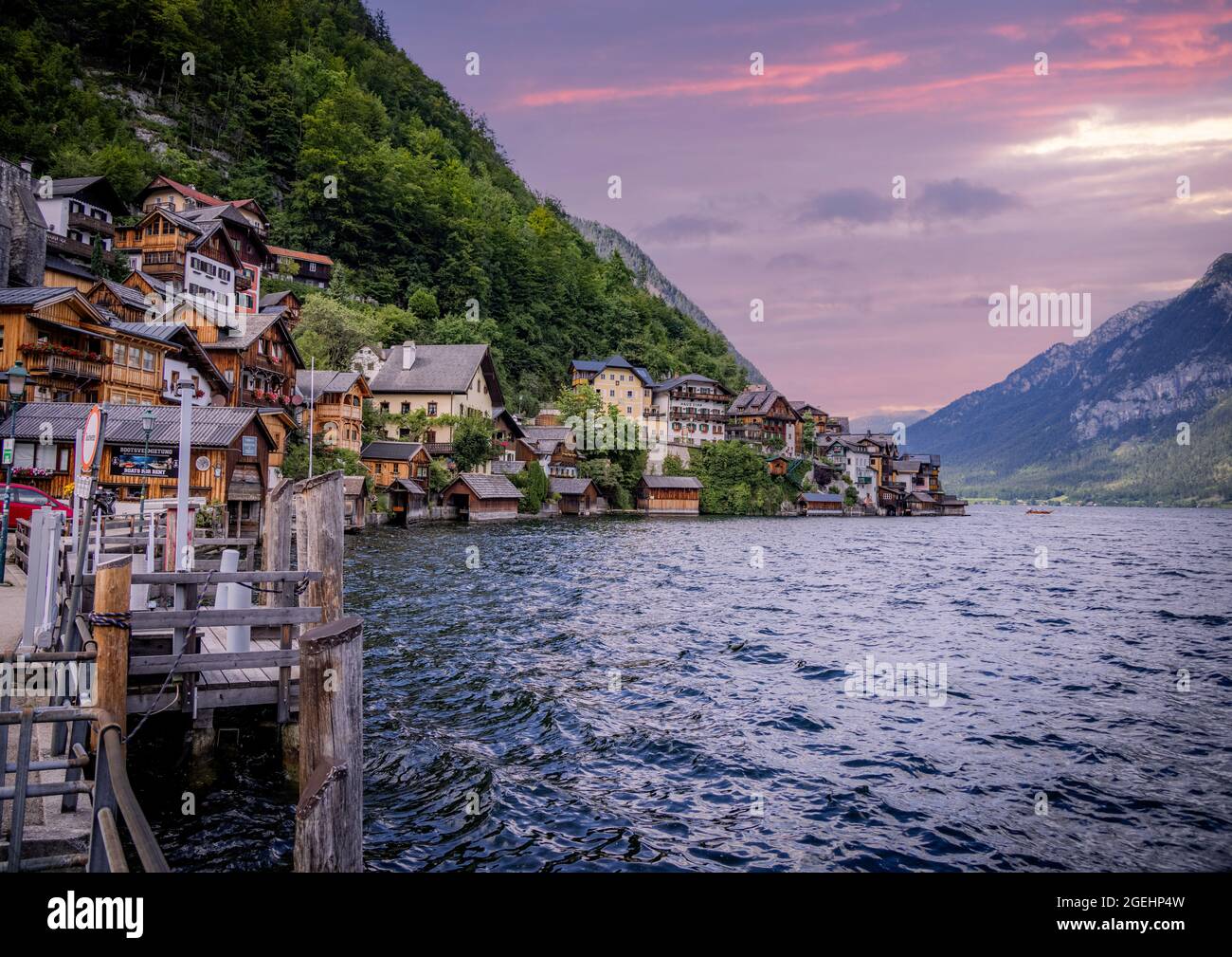 Wonderful Lake Hallstatt in the Austrian Alps Stock Photo - Alamy
