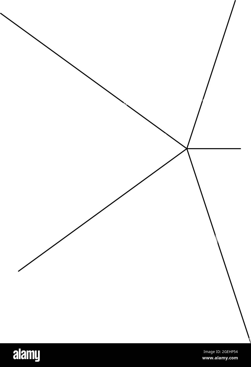 Radial radiating beam ray lines. Starburst, sunburst lineal element ...
