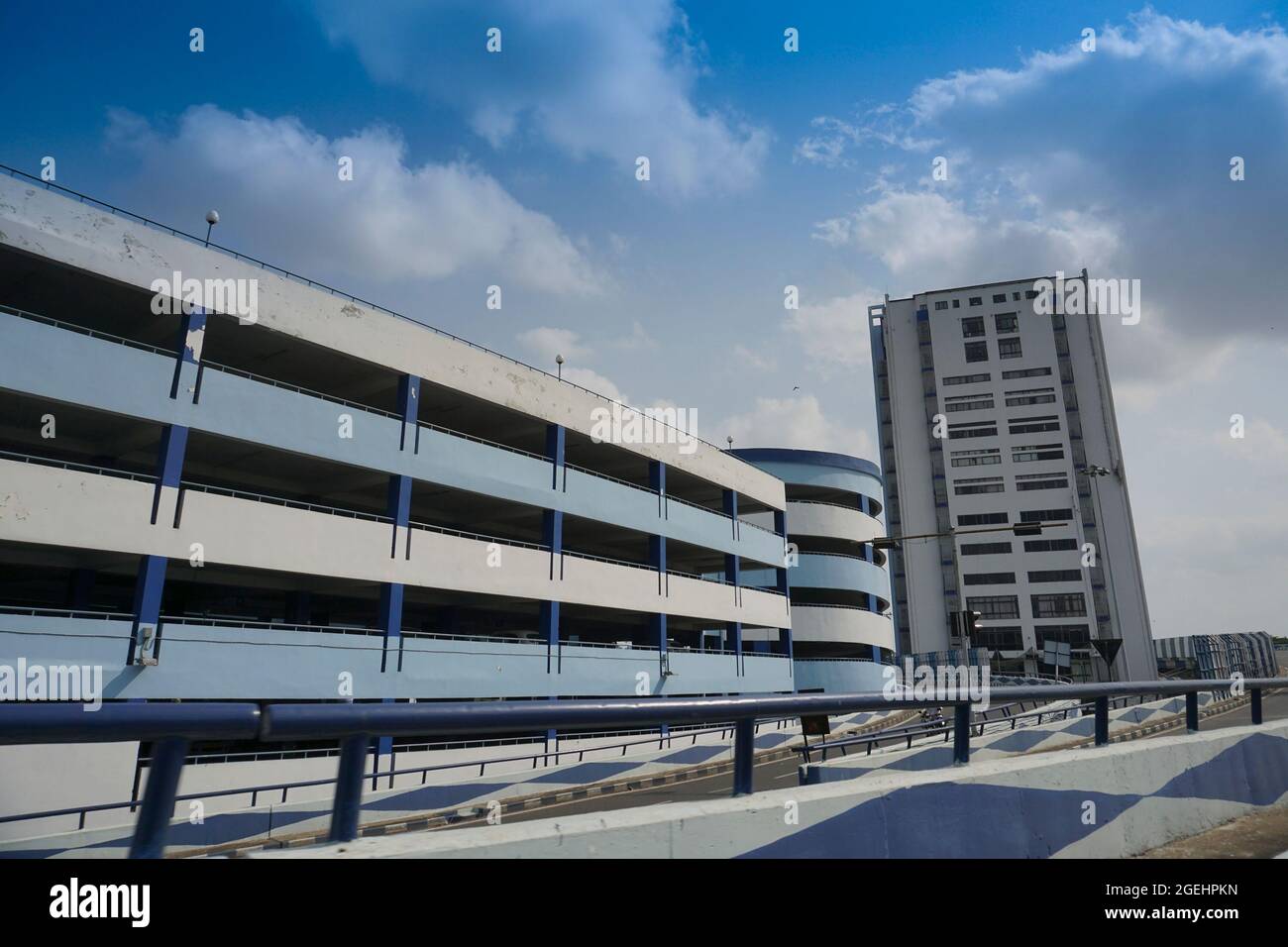 Howrah, West Bengal, India - May 23rd 2020 : Car parking lot and ...
