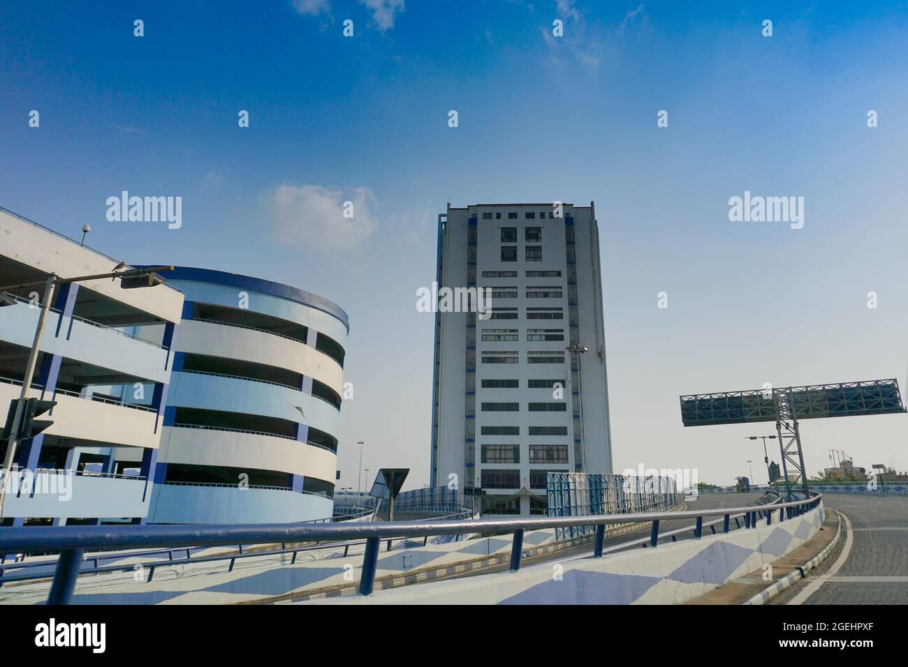 Howrah, West Bengal, India - May 23rd 2020 : Car parking lot and ...