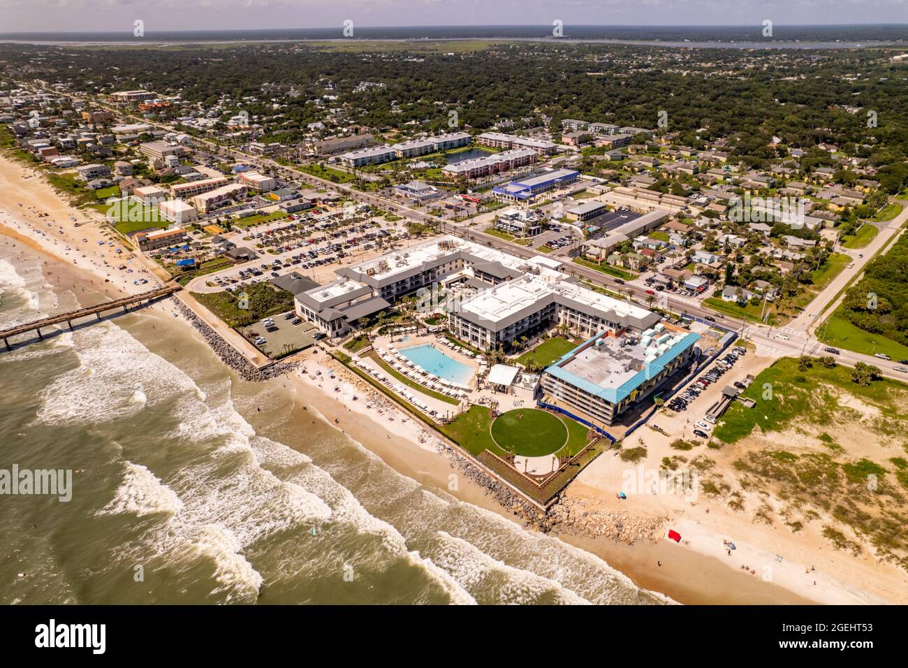 St Augustine Fl Usa August 14 2021 Aerial Photo Embassy Suites By