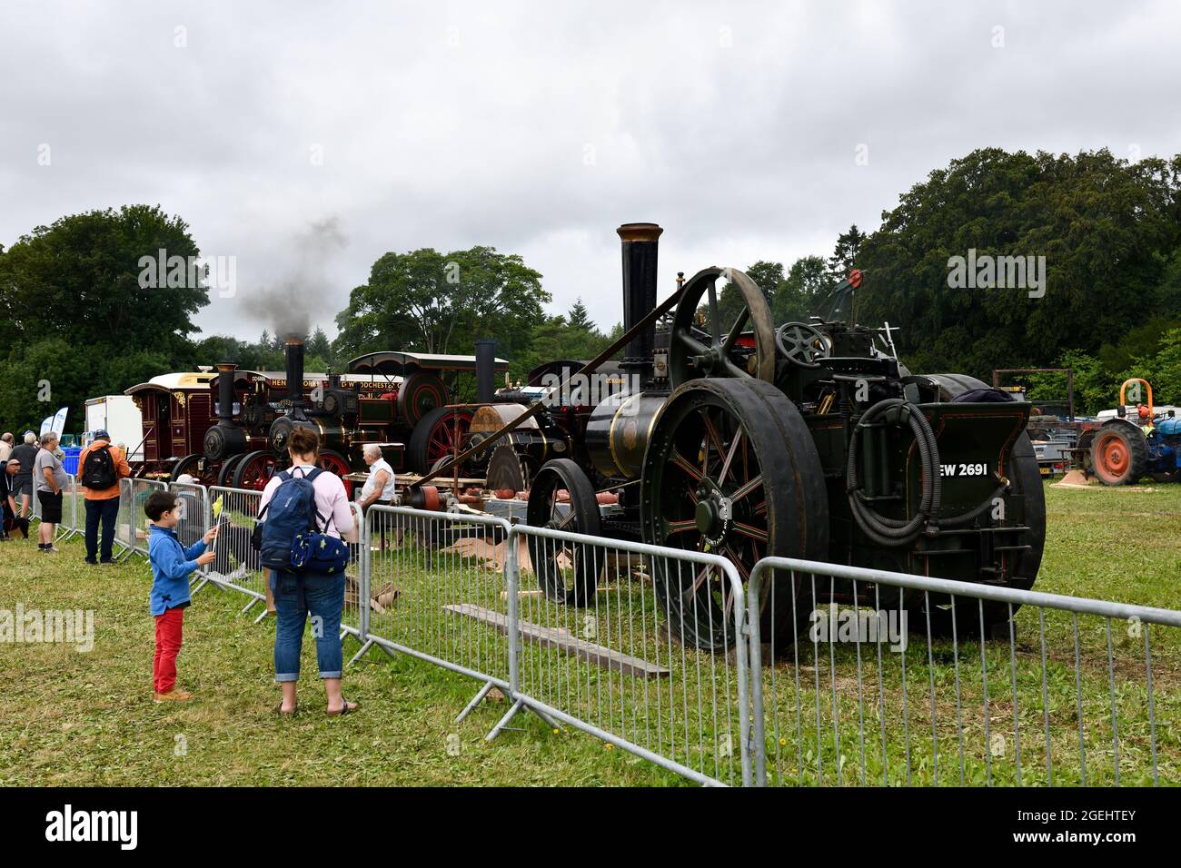 Steam Traction Engines Cotswold Show Cirencester England uk 2021 Stock ...