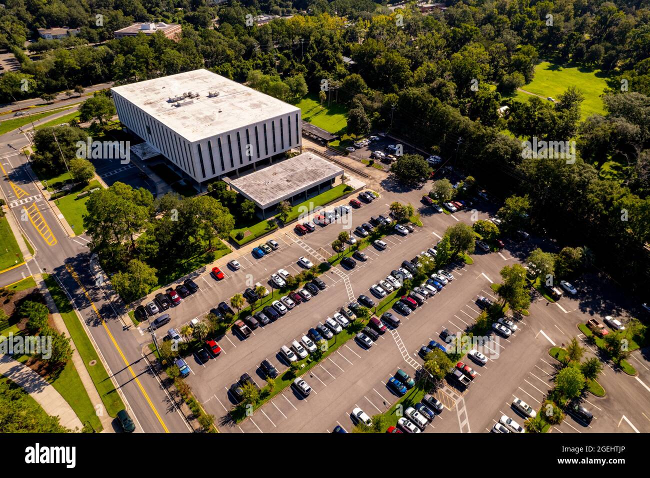 Tallahassee, FL, USA - August 15, 2021: Aerial photo Florida Department ...