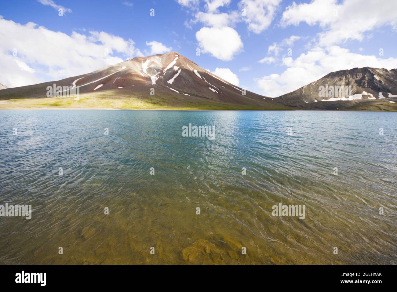 Beautiful scenery of mountain landscape and view of mountain range in ...