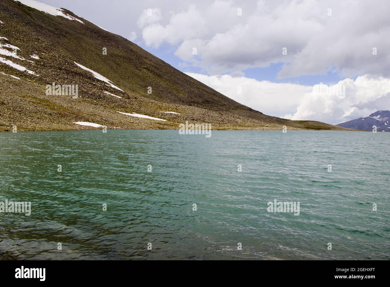 Beautiful scenery of mountain landscape and view of mountain range in ...