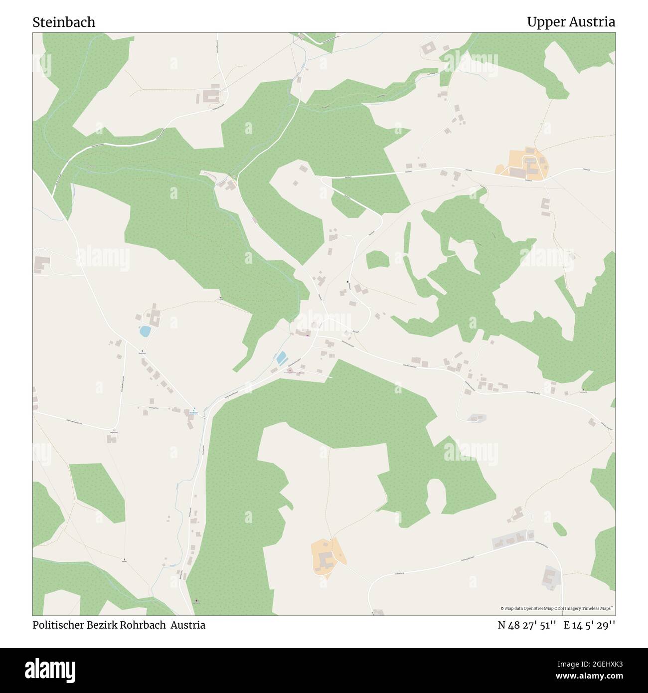 Steinbach, Politischer Bezirk Rohrbach, Austria, Upper Austria, N 48 27 ...