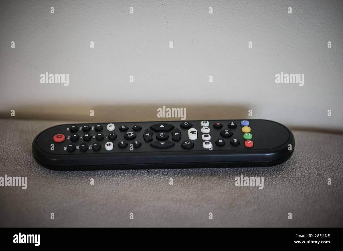 Black plastic remote control hi-res stock photography and images - Alamy