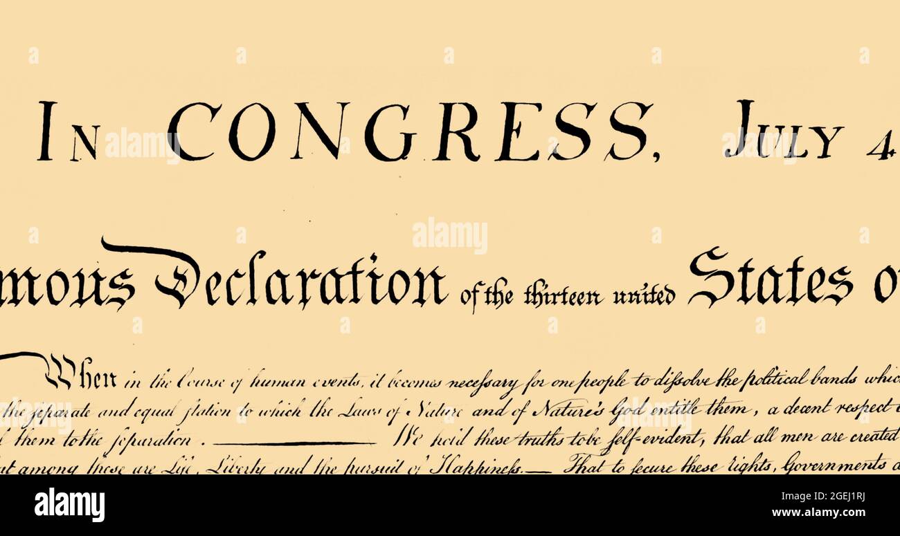 Written constitution of the United States 4k Stock Photo - Alamy