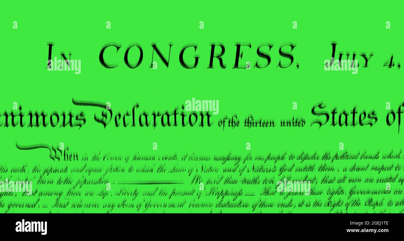 Written constitution of the United States 4k Stock Photo - Alamy