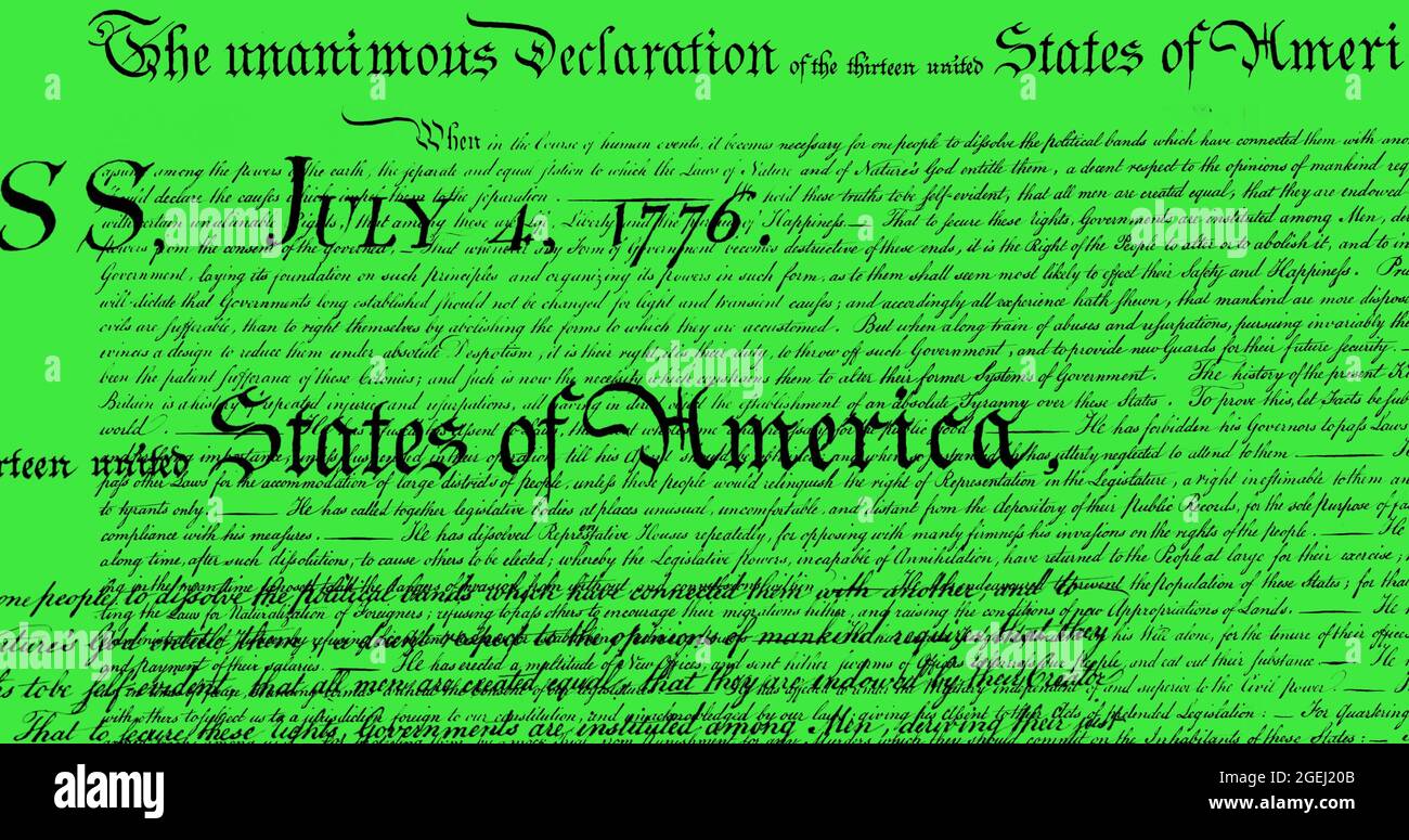 Written constitution of the United States 4k Stock Photo - Alamy