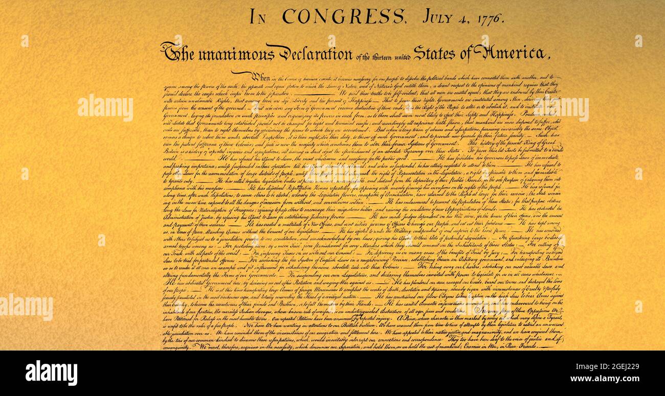 Written constitution of the United States 4k Stock Photo - Alamy