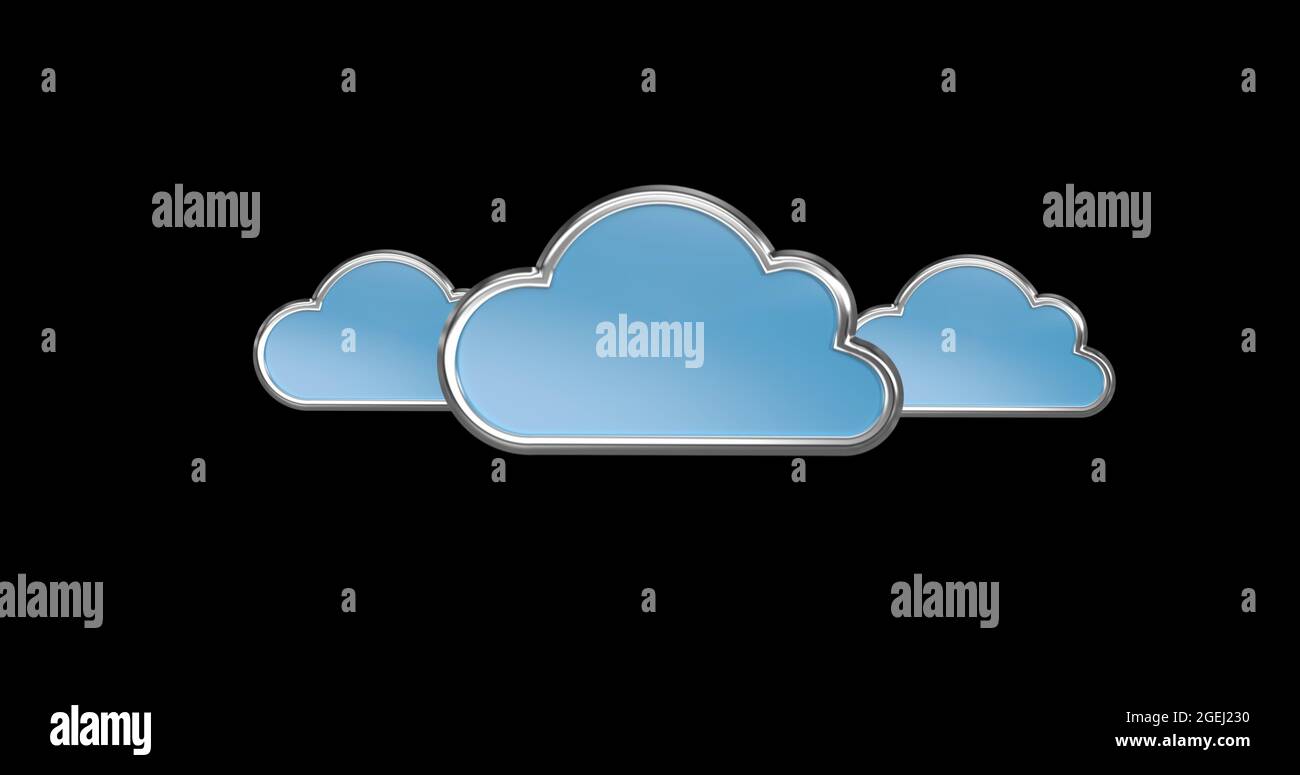 Cloud icons 4k Stock Photo - Alamy
