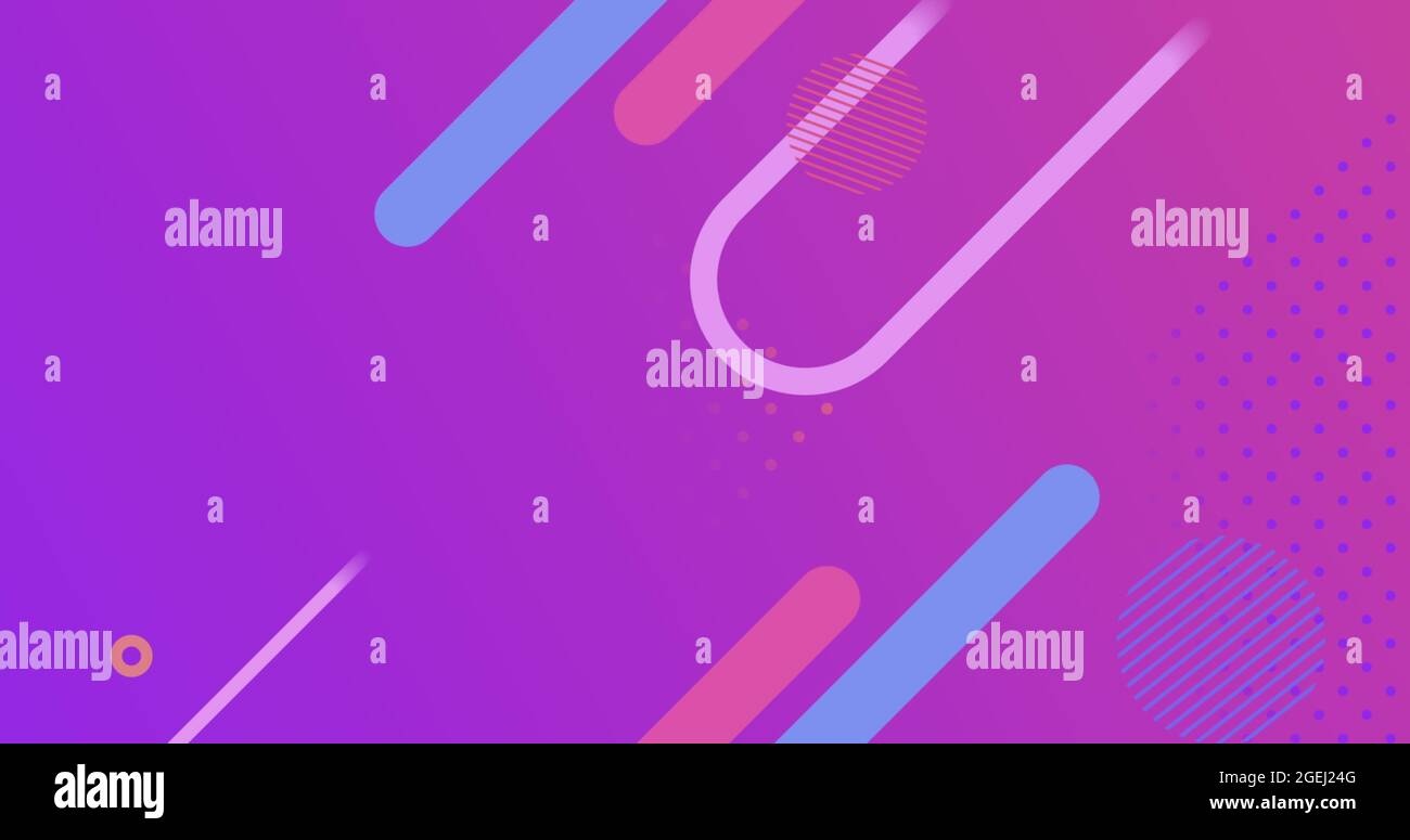 Geometric shapes and circles moving Stock Photo - Alamy