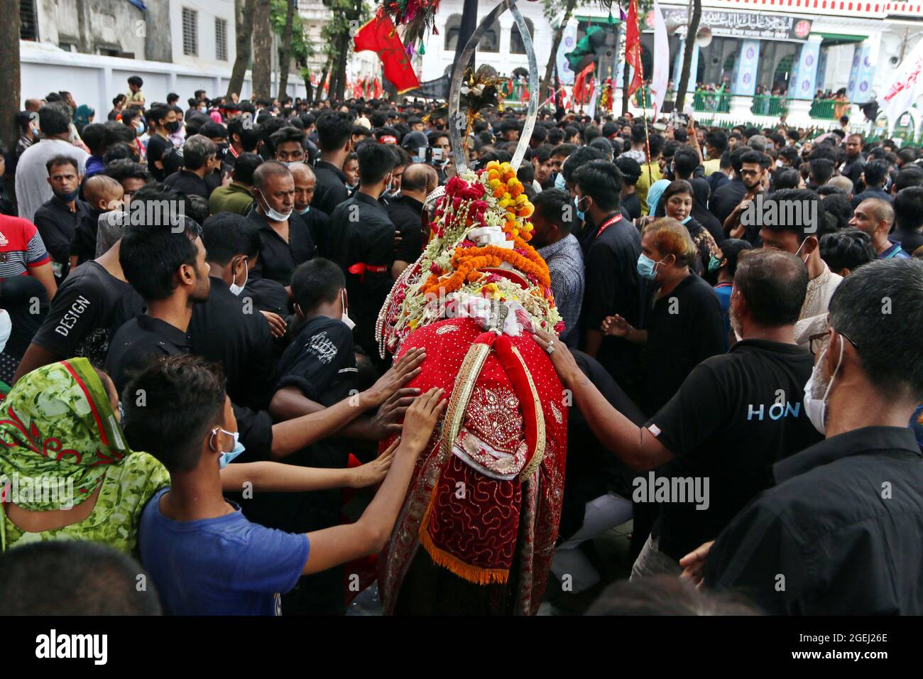 Dhaka, Bangladesh, August 20: Shias bring out customary Tazia parade ...
